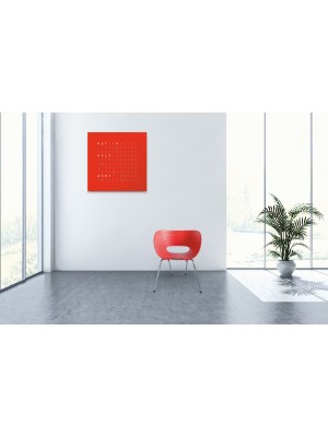 QLOCKTWO by Marco Biegert & Andreas Funk. Tijd in woorden klok.